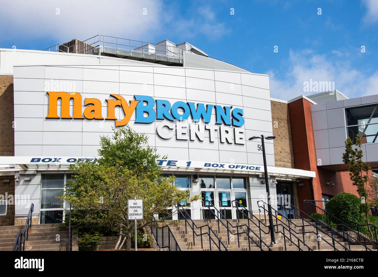 Mary Brown's Centre on New Gower Street in downtown St. John's, Newfoundland & Labrador, Canada ...