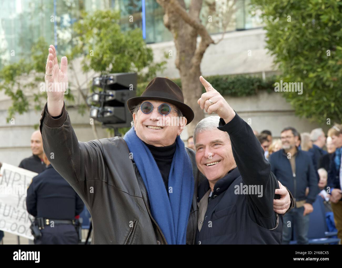 San Francisco, CA - Dec 15, 2023: Michael Tilson Thomas and his partner ...