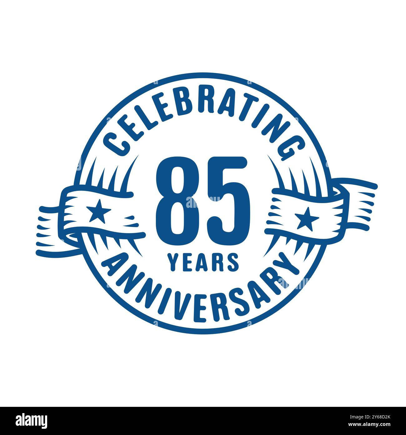 85 years logo design template. 85th anniversary vector and illustration ...