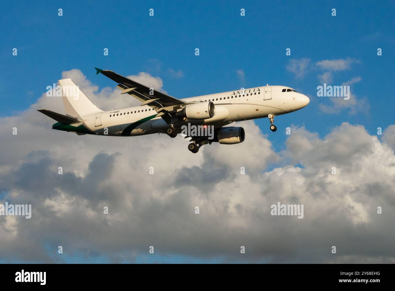 Amelia Airline Airlines Operated Commercial Airbus A320 Plane Aircraft ...