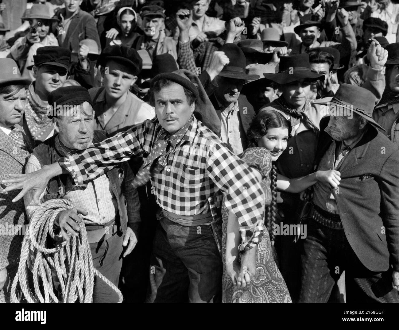 Leo Carrillo (foreground center), Jean Parker (right of Carrillo), on ...
