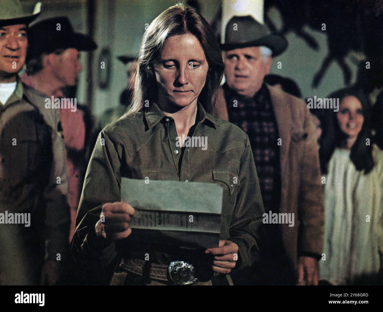 Kenneth Tobey (left), Delores Taylor (center), Bert Freed (right) on ...