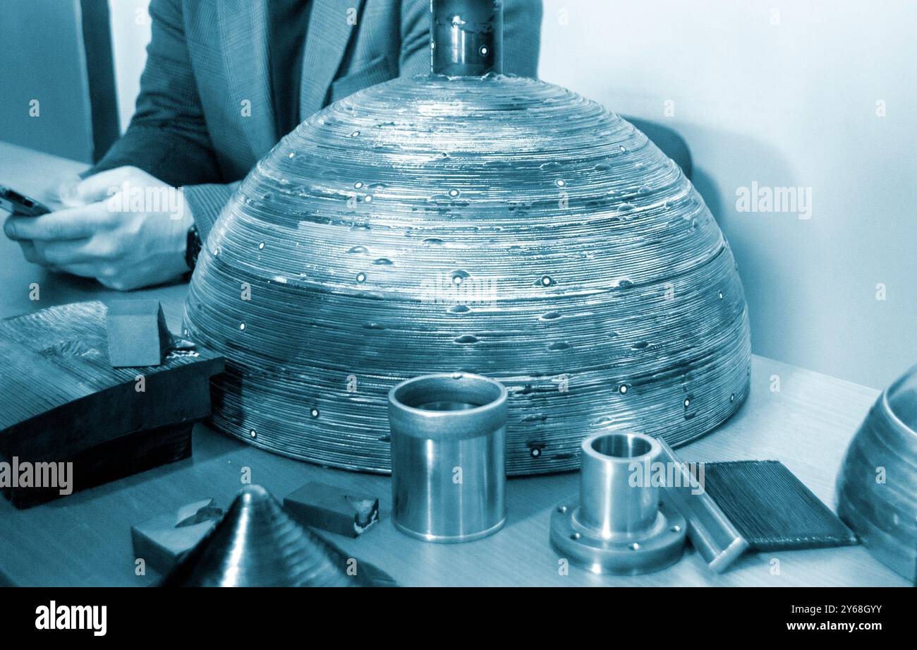 Object Printed By 3d Printer From Metal Additive Manufacturing