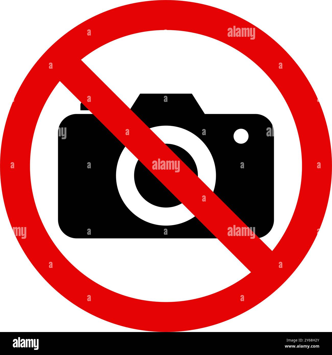 Sign forbidding photography- vector illustration Stock Vector Image ...
