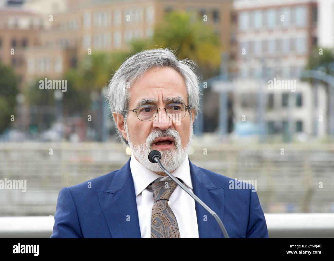 San Francisco, CA - Jan 26, 2024: Supervisor Aaron Peskin speaking ...