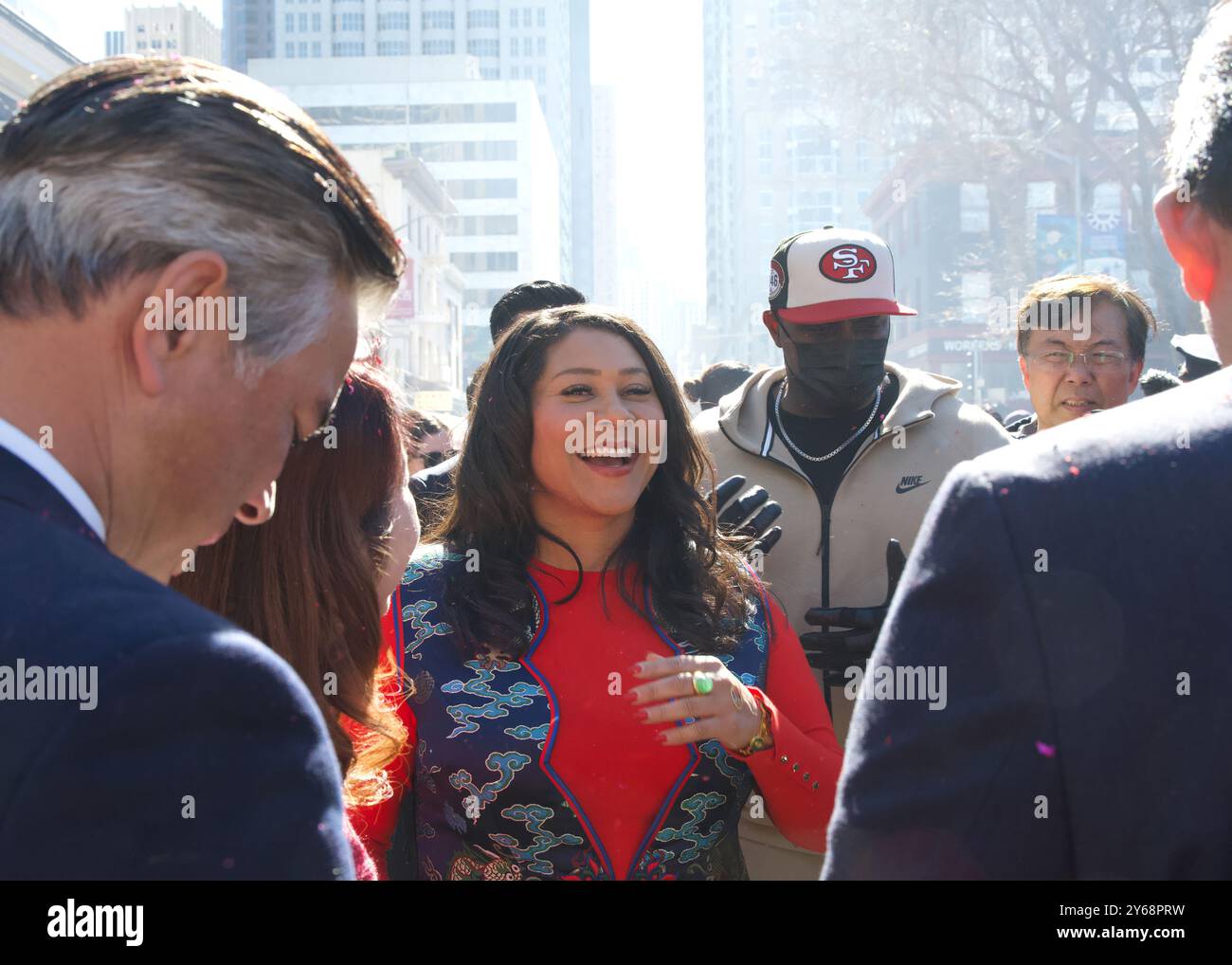 San Francisco, CA - Feb 10, 2024: Mayor London Breed at the opening ...