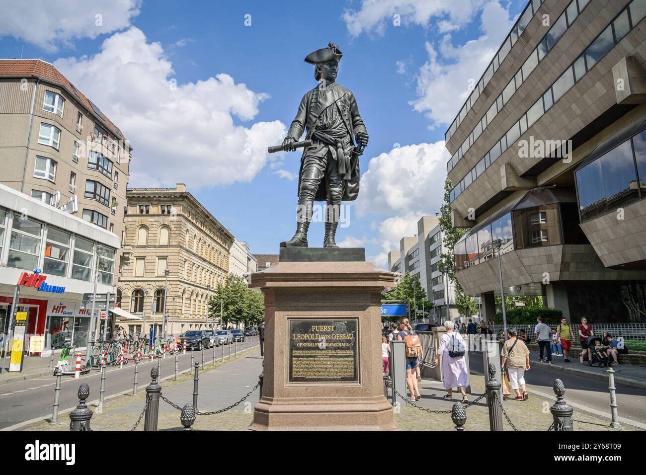 Denkmal Fürst Leopold von Dessau, Mohrenstraße, Wilhelmplatz, Mitte ...