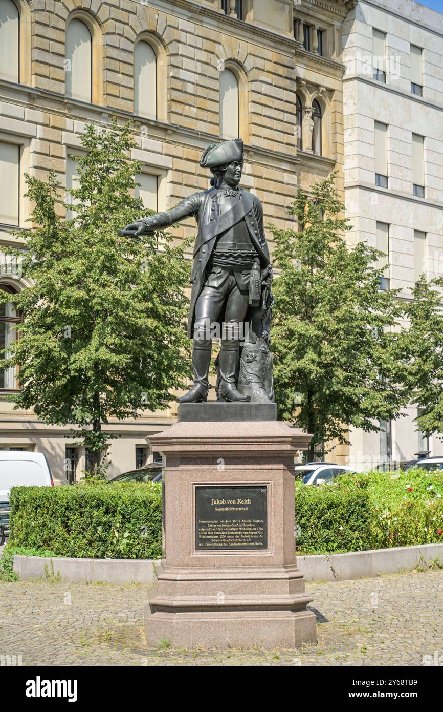 Denkmal Jakob von Keith, Mohrenstraße, Wilhelmplatz, Mitte, Berlin ...