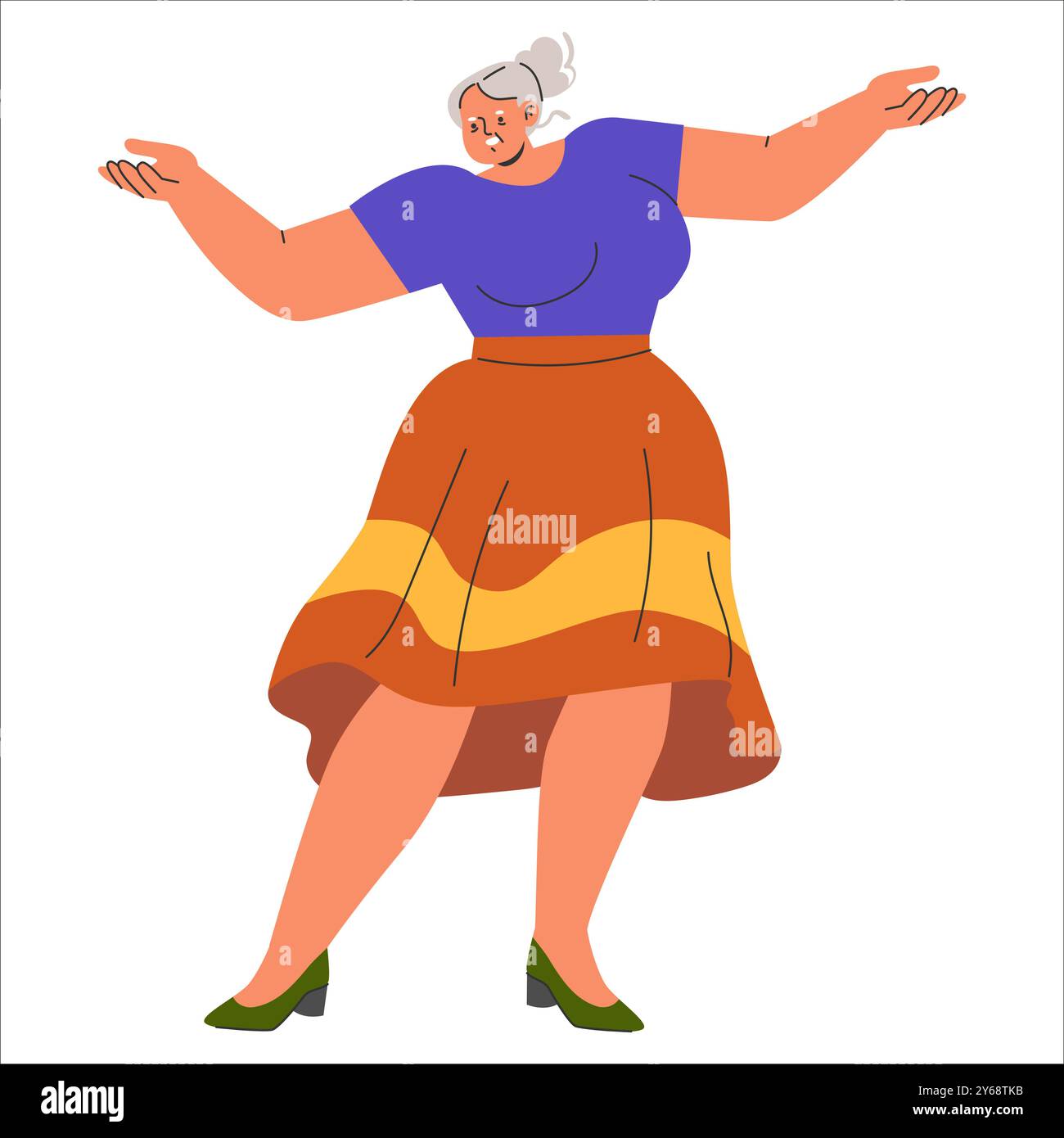 Female speaker confident Stock Vector Images - Alamy