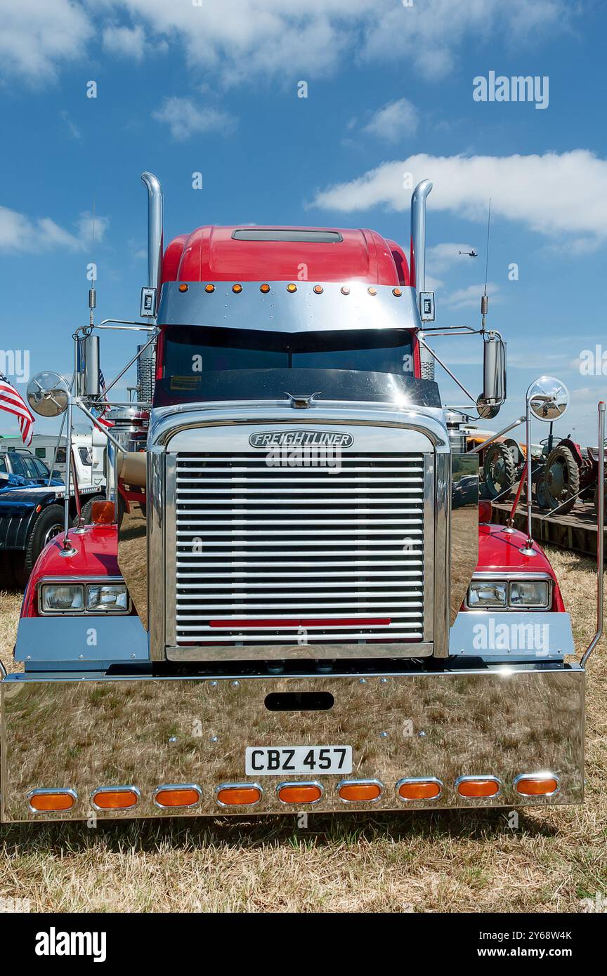 A Freightliner Classic truck on display at Ackworth Classic Vehicle ...