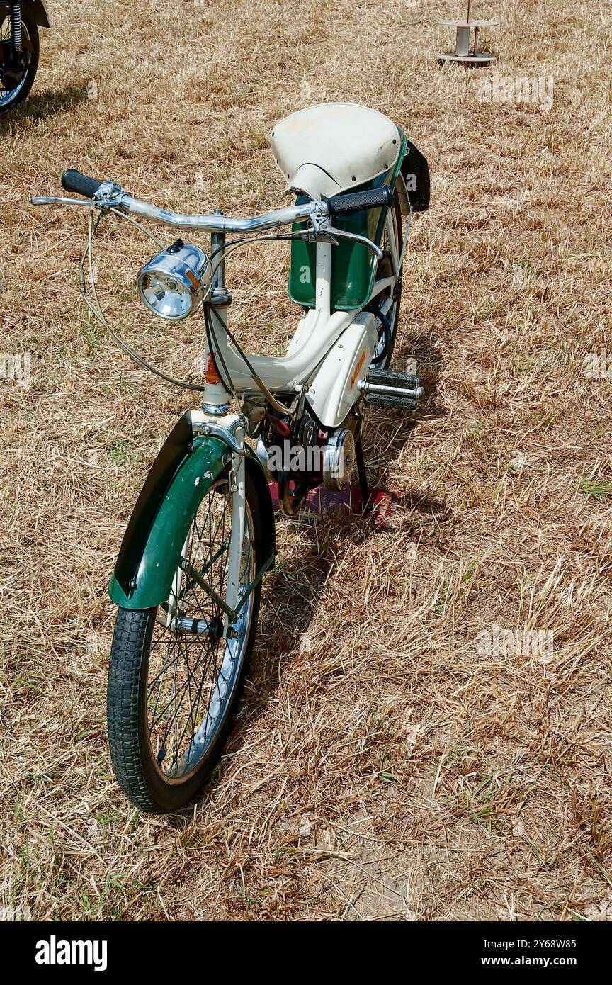 Raleigh Runabout motorcycle on display at Ackworth Classic Vehicle ...