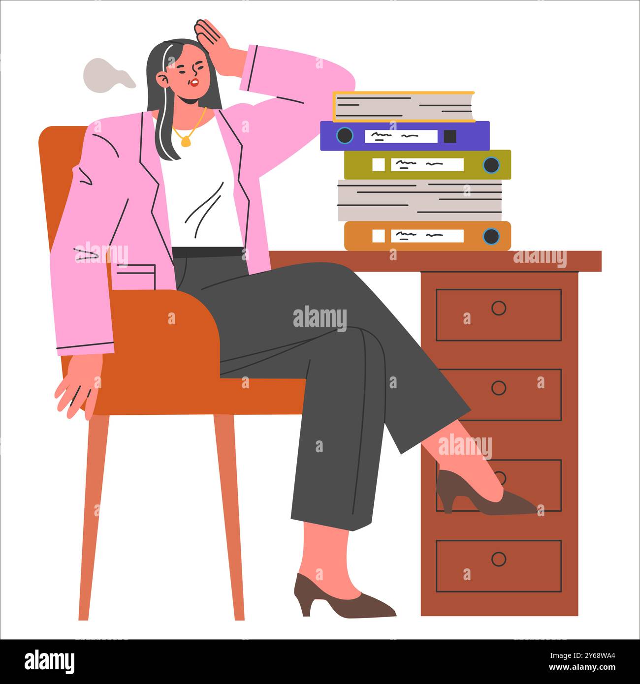 Executive feeling Stock Vector Images - Alamy