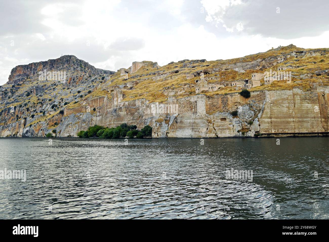 View from the south-east side of the ancient castle of Rumkale, built ...