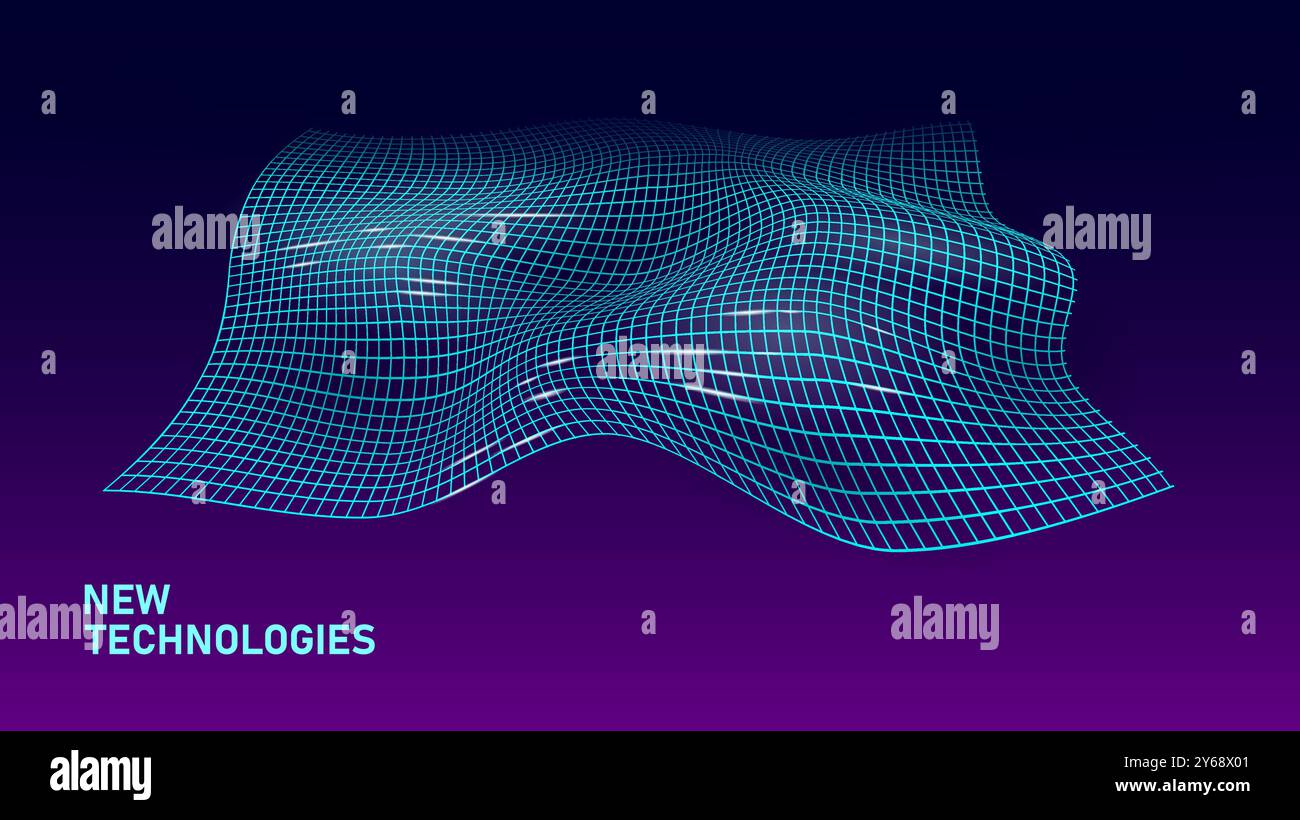 3D nanotechnololy dots texture cyberspace. Nano fiber chemical modern ...
