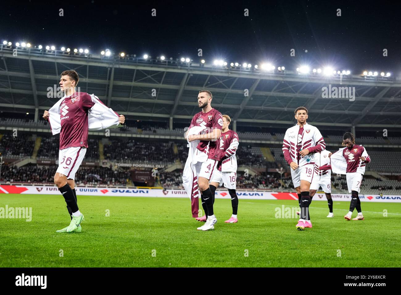 Torino, Italia. 24th Sep, 2024. line up during the Coppa Italia soccer ...