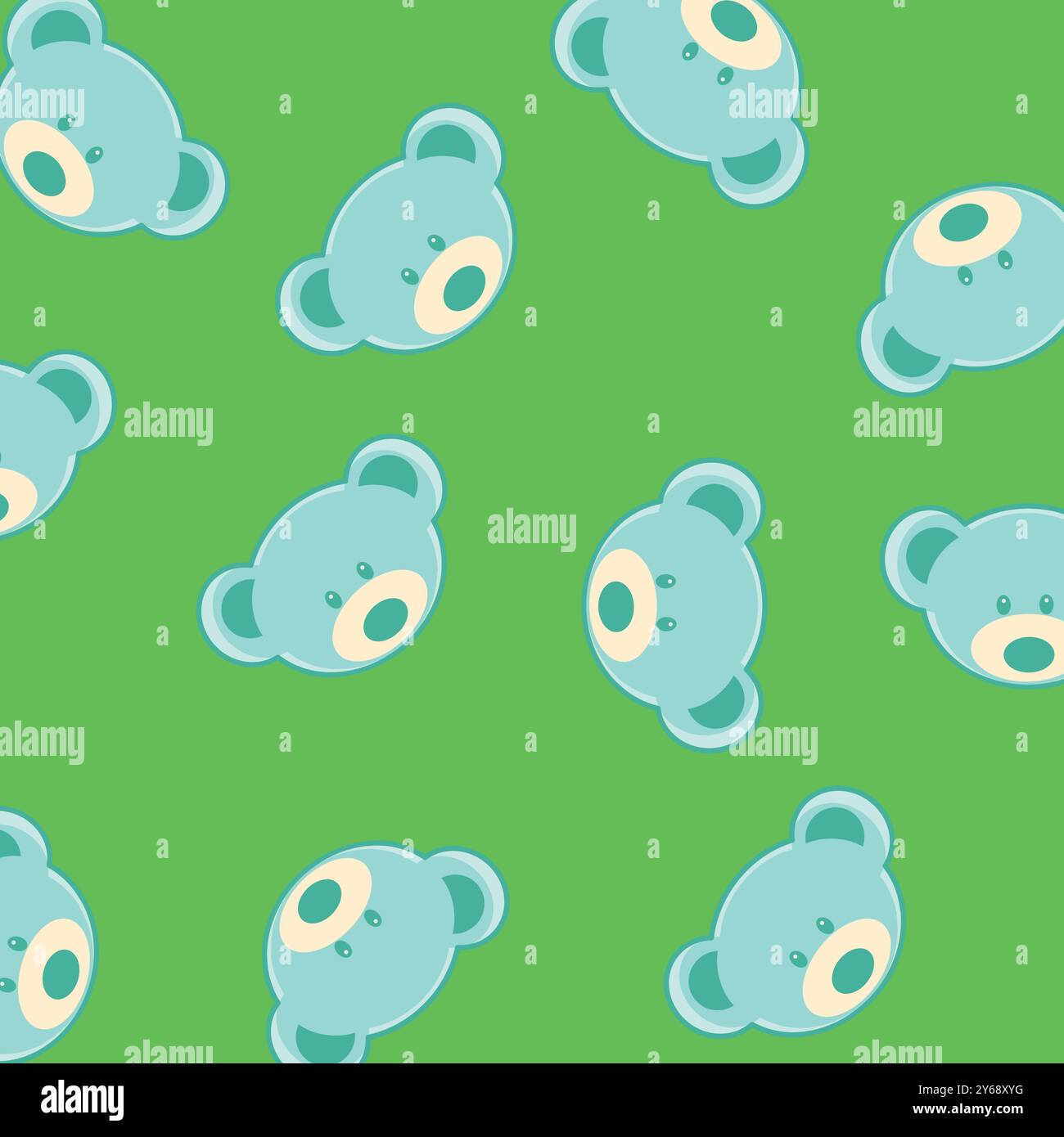 teddy bear pattern background Stock Vector Image & Art - Alamy