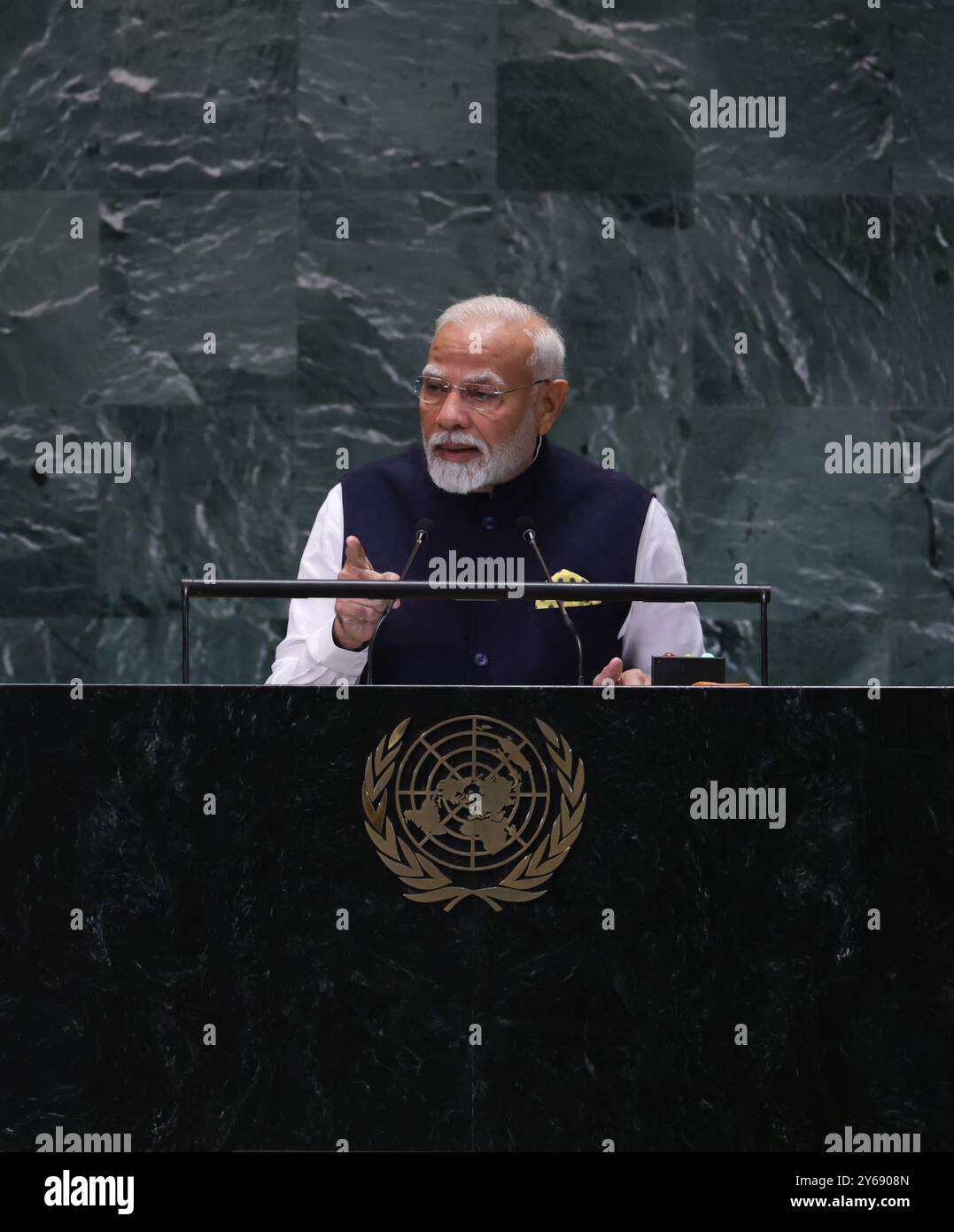 New York City, United States. 23rd Sep, 2024. Indian Prime Minister ...