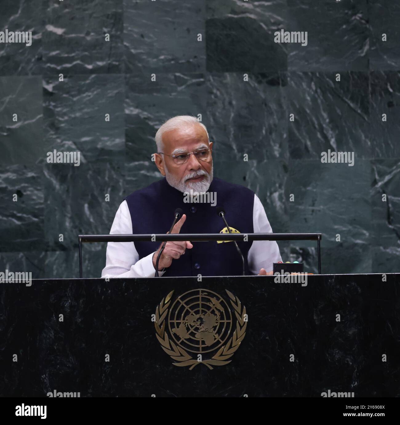 New York City, United States. 23rd Sep, 2024. Indian Prime Minister ...