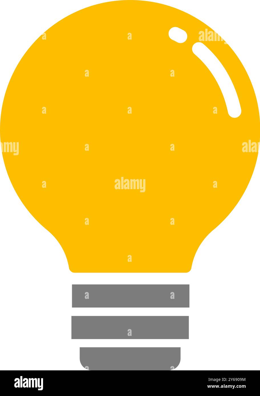 light bulb - vector icon Stock Vector Image & Art - Alamy