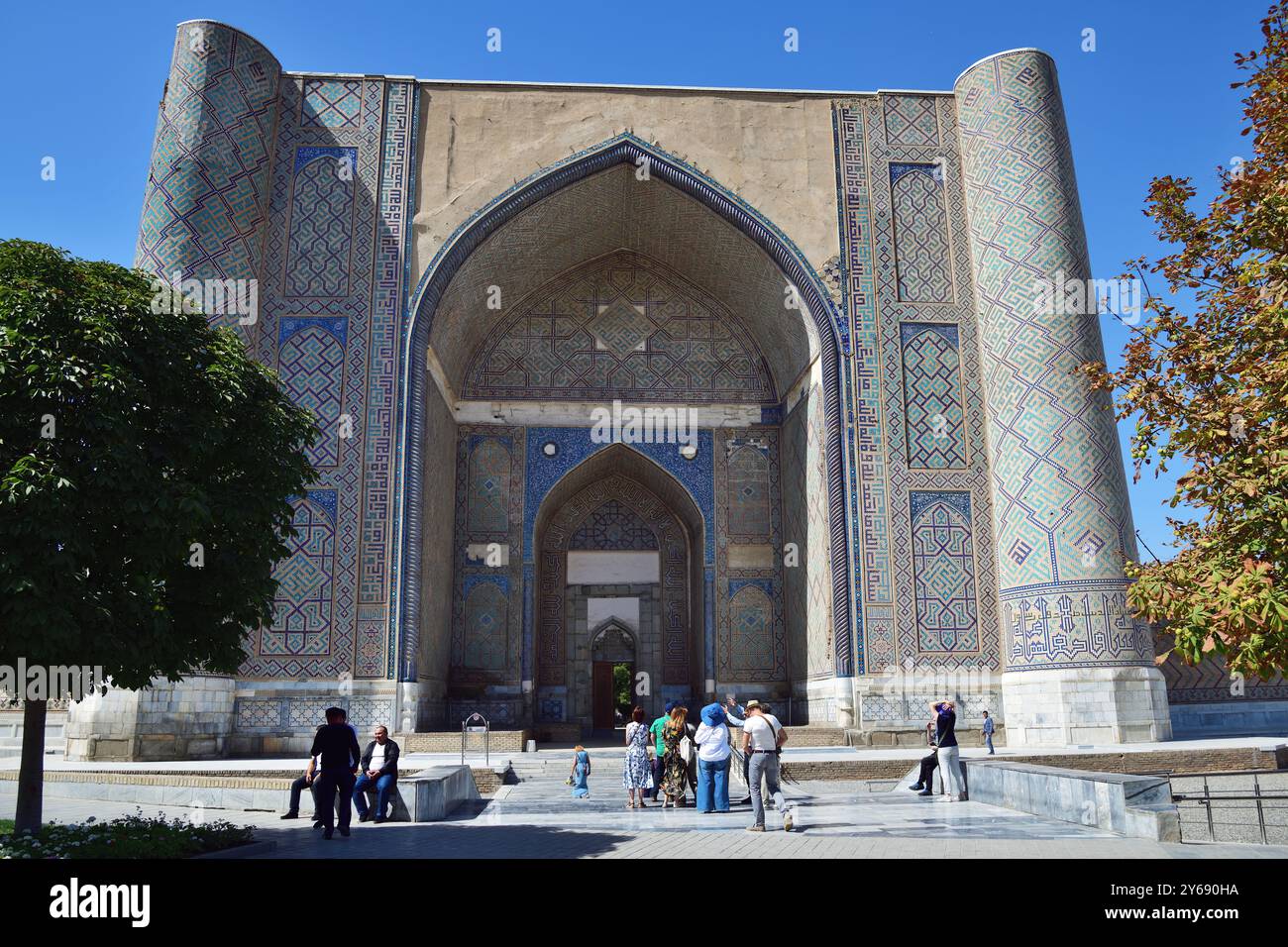 Samarkand, Uzbekistan - Sept 10, 2024: Bibi-Khanym Mosque one of the ...