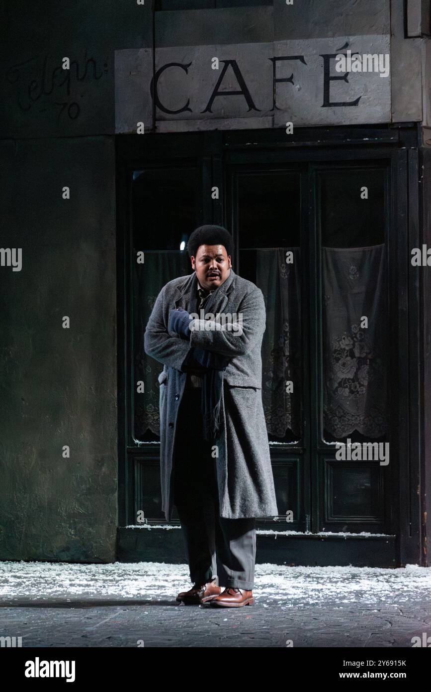 London, 24th September 2024, Joshua Blue as Rodolfo in Puccini's La ...