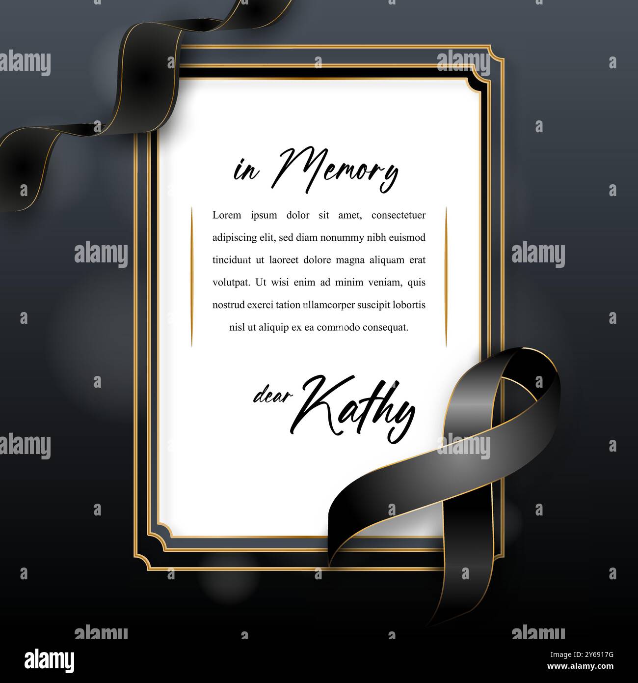 Mourning rip beloved remembrance Stock Vector Image & Art - Alamy