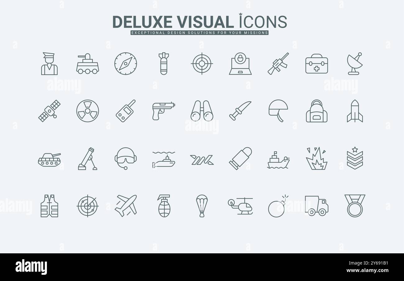 Weapon ammunition of war, tank, drone, missile, bomb, helmet, and gun ...