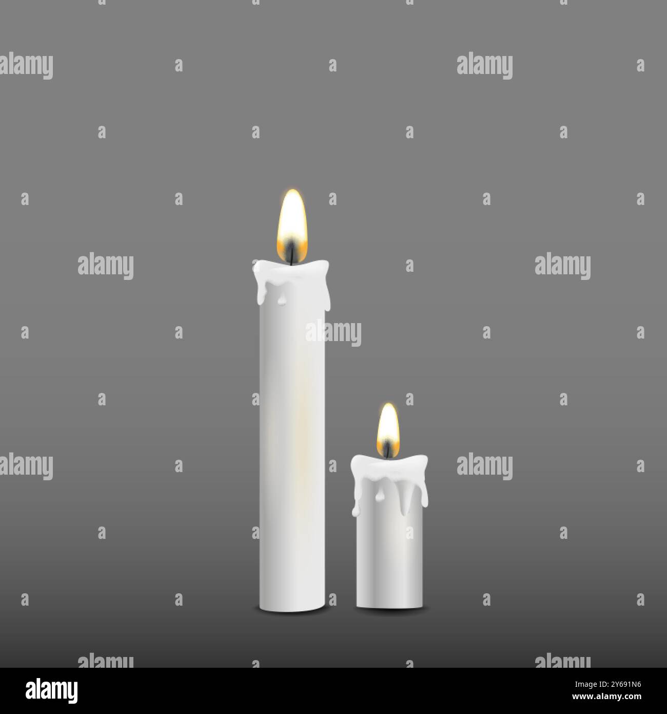 Collection of realistic candles Stock Vector Image & Art - Alamy