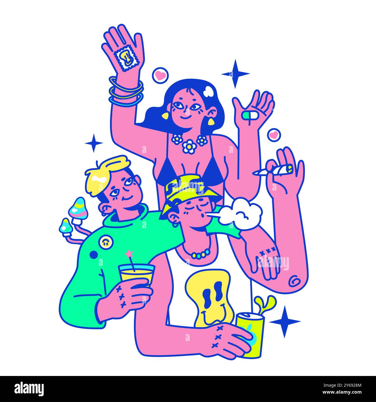 Weed dance Stock Vector Images - Alamy