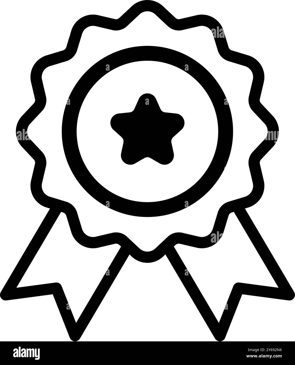 Badge, award - vector icon Stock Vector Image & Art - Alamy