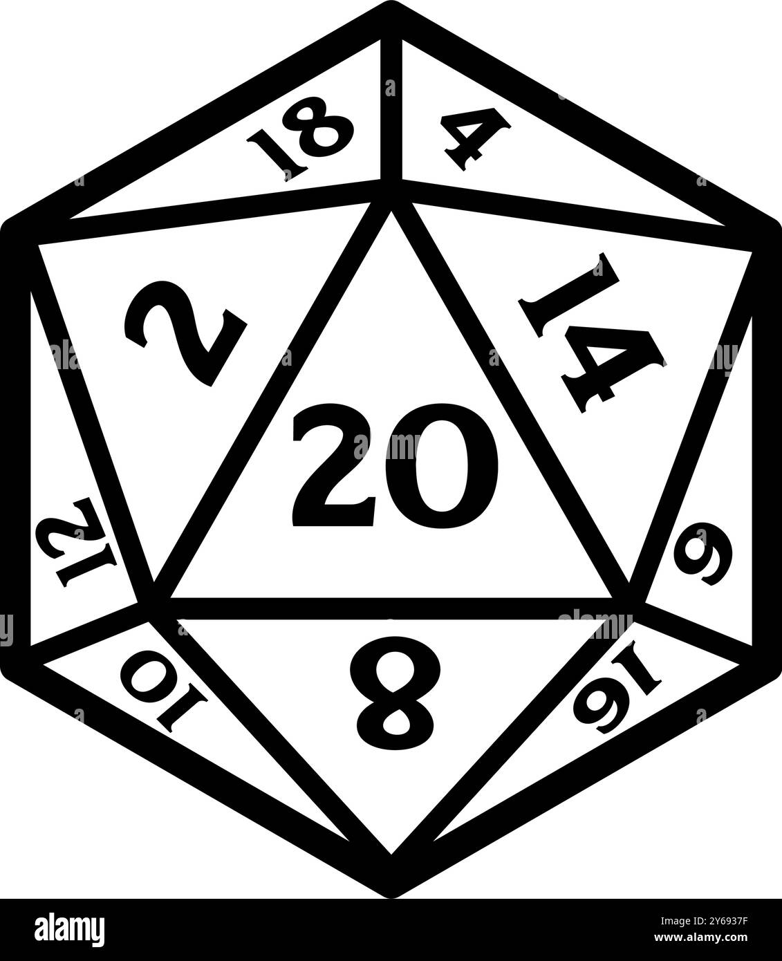 dice d20, dice rpg Stock Vector Image & Art - Alamy