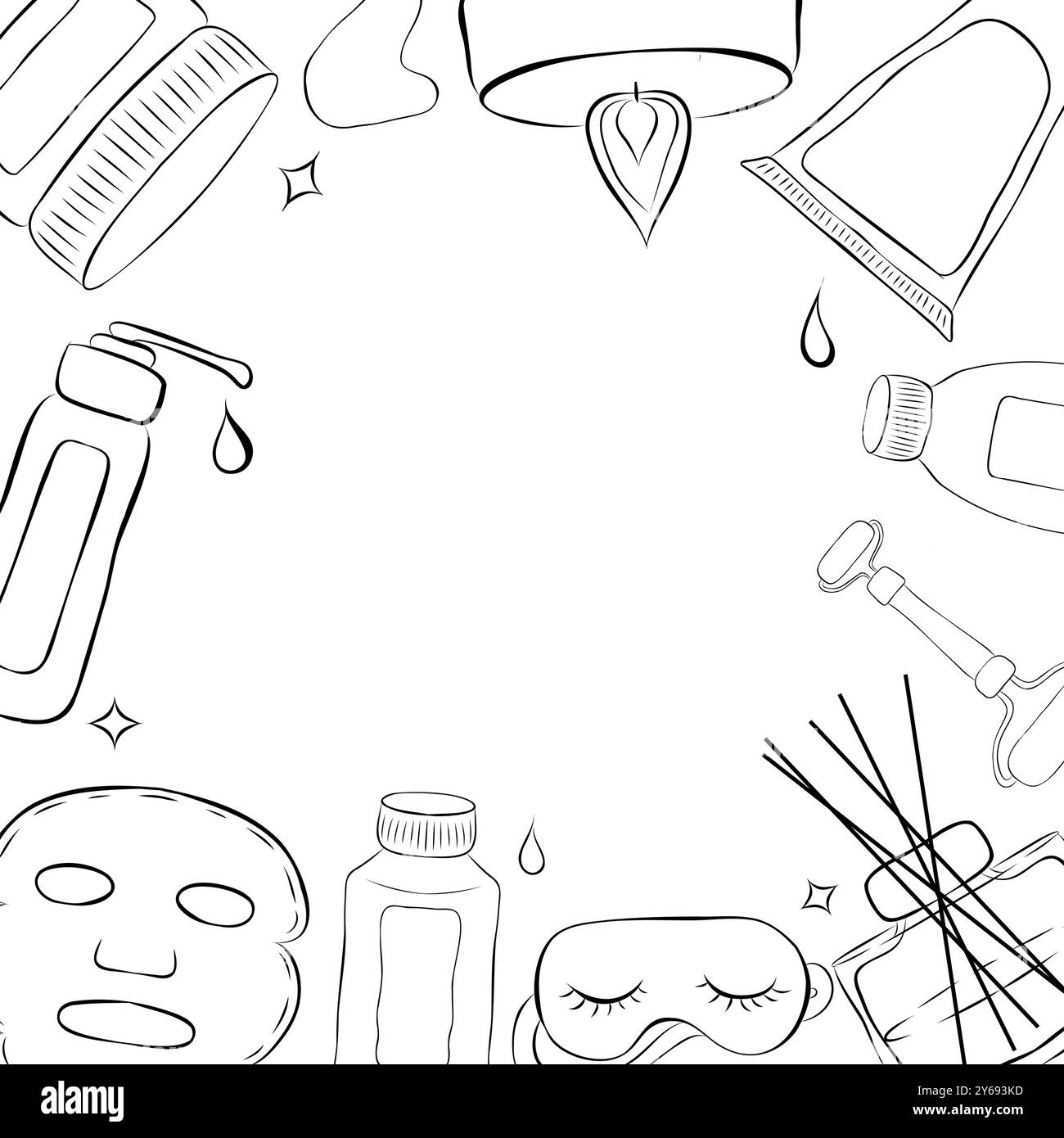 Woman cream hand care Stock Vector Images - Alamy