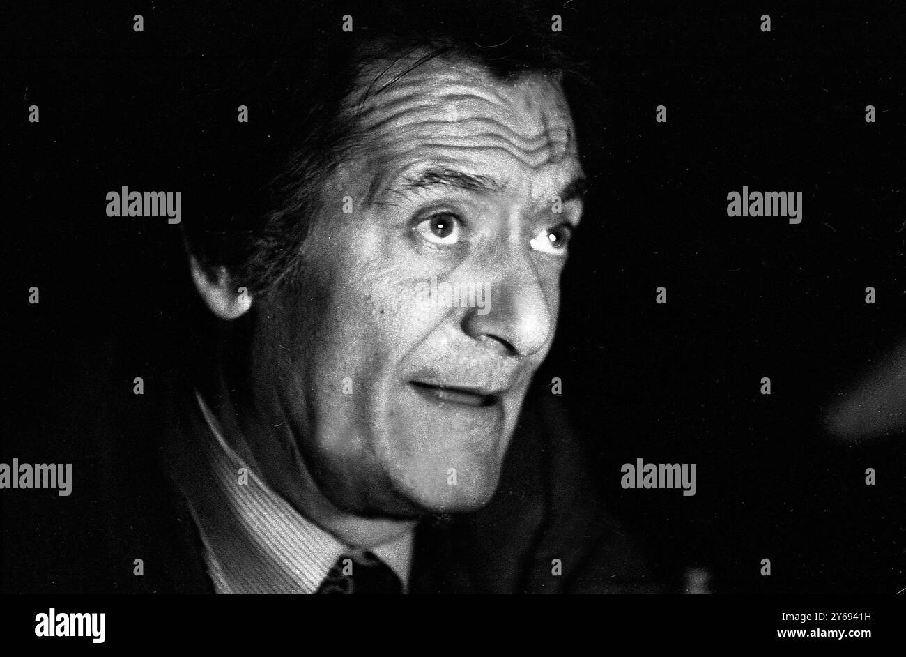 Spanish theater and film actor Alberto Closas during an interview in ...