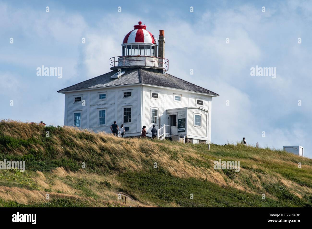 Heritage Lighthouse at Cape Spear Lighthouse National Historic Site in ...
