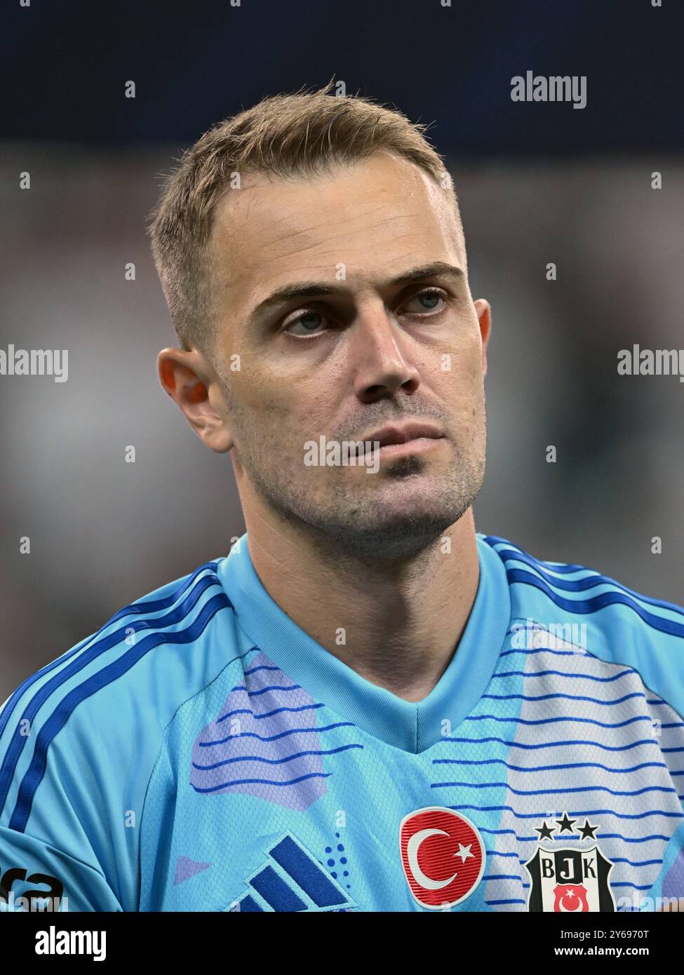 ISTANBOEL - Besiktas JK goalkeeper Mert Gunok during the Turkish Super ...