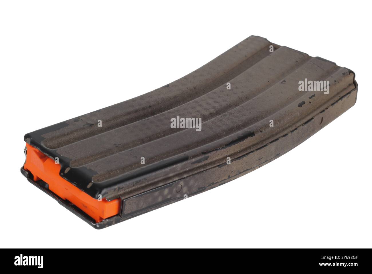 Standard issue 30-round M16 magazine isolated on white background Stock ...