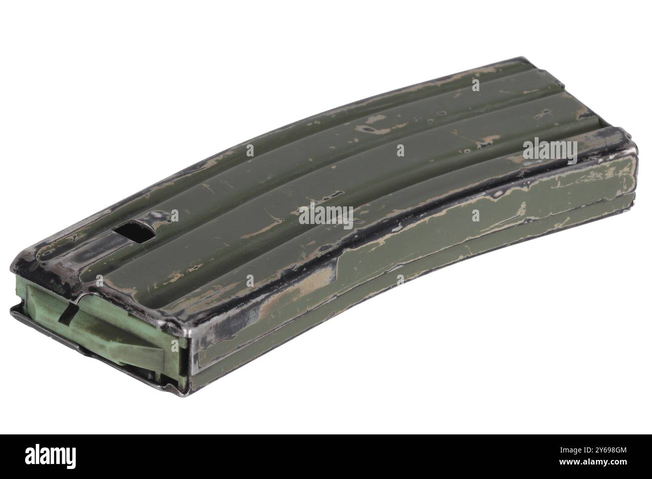 Standard issue 30-round M16 magazine isolated on white background Stock ...