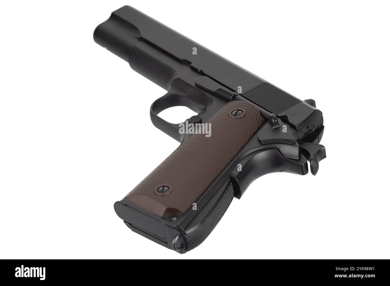 M1911 Automatic Pistol, Caliber .45 isolated on white background Stock ...