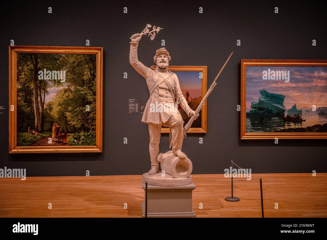 Statue in museum Stock Photo - Alamy