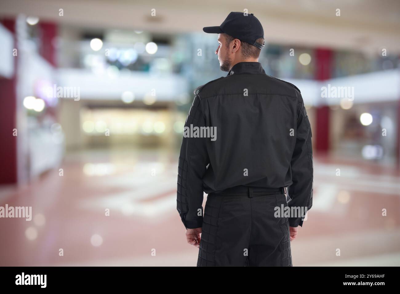 Mall security back hi-res stock photography and images - Alamy