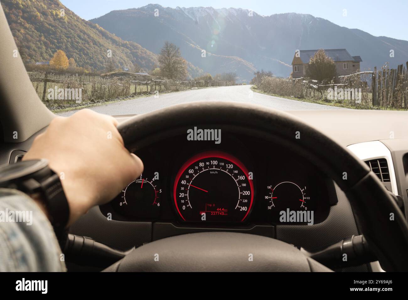 First person view of driving hi-res stock photography and images - Alamy