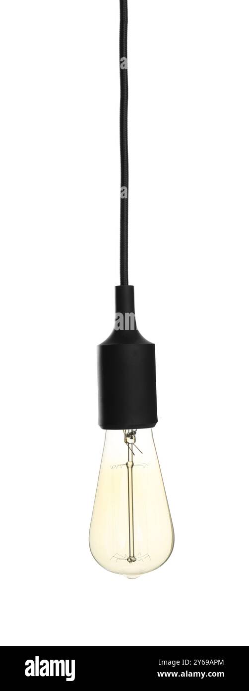 Save bulb hanging eco hi-res stock photography and images - Alamy
