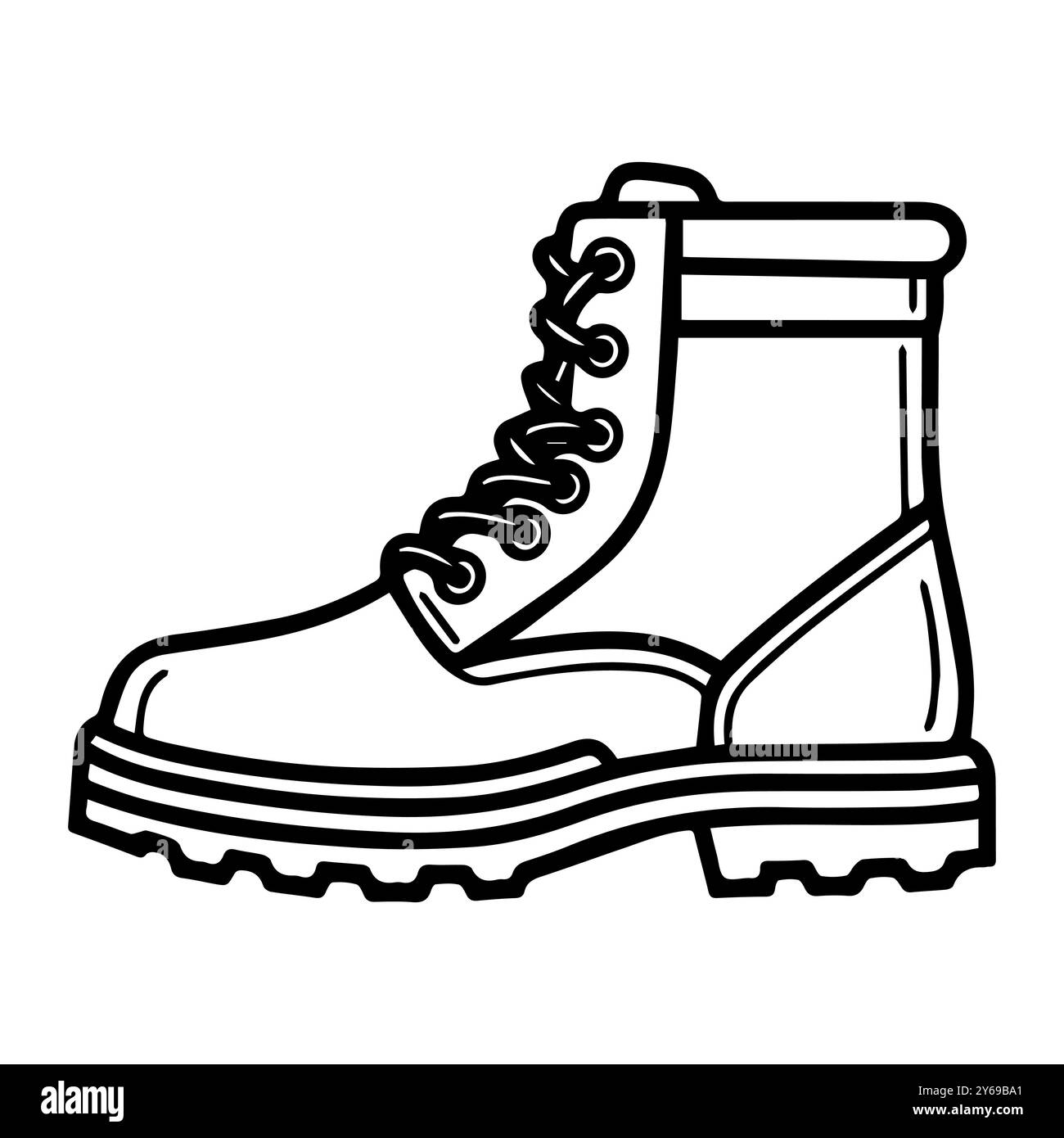 boot icon or modern line symbol. Vector line art and icon design with ...