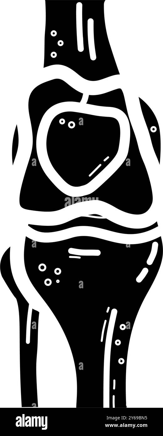 knee joint, knee, orthopedic - vector icon Stock Vector Image & Art - Alamy