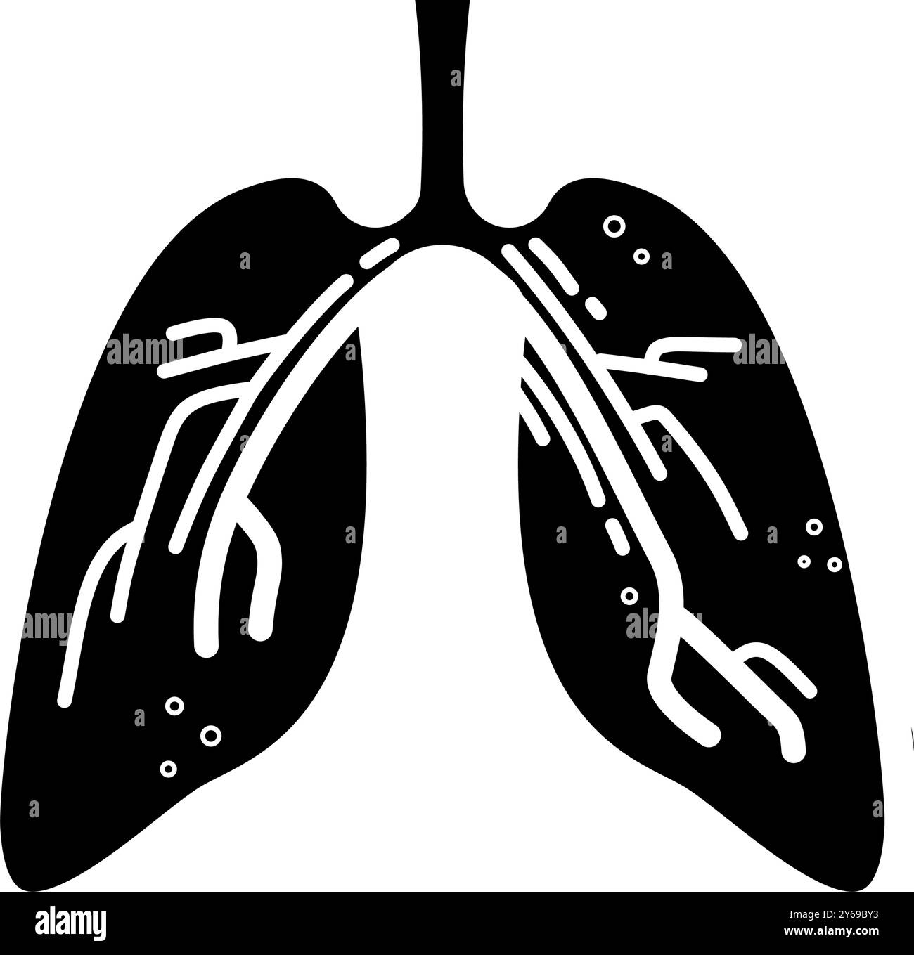 lungs, breathing - vector icon Stock Vector Image & Art - Alamy