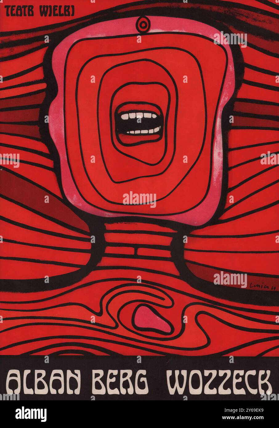 Poster for the Opera "Wozzeck" by Alban Berg. Museum: PRIVATE ...