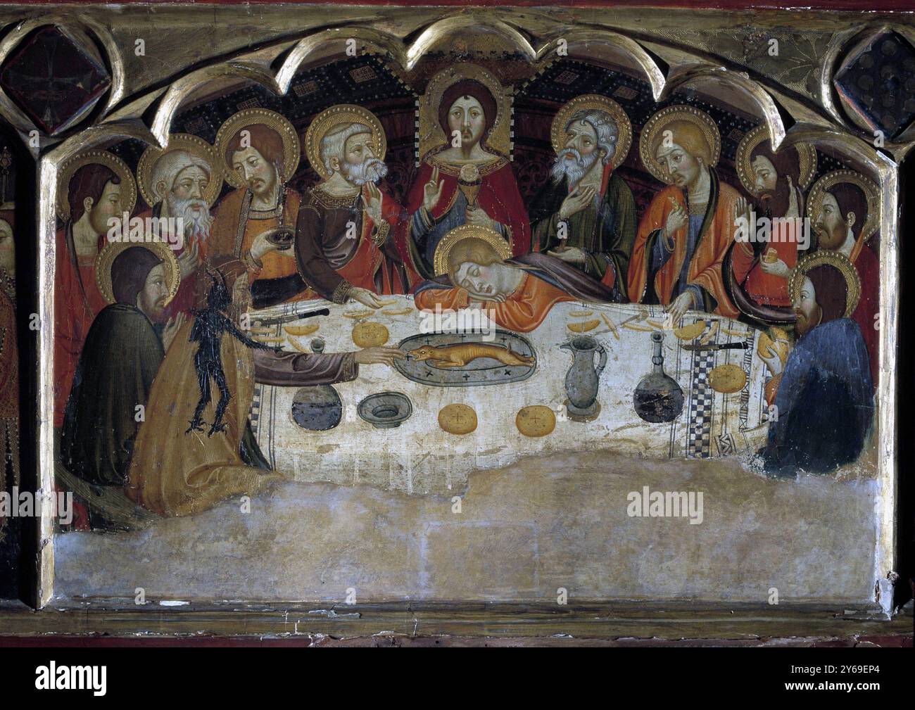 SERRA , PERE ( pedro serra ). PINTOR ESPAÑOL . BARCELONA SIGLO XIV ...