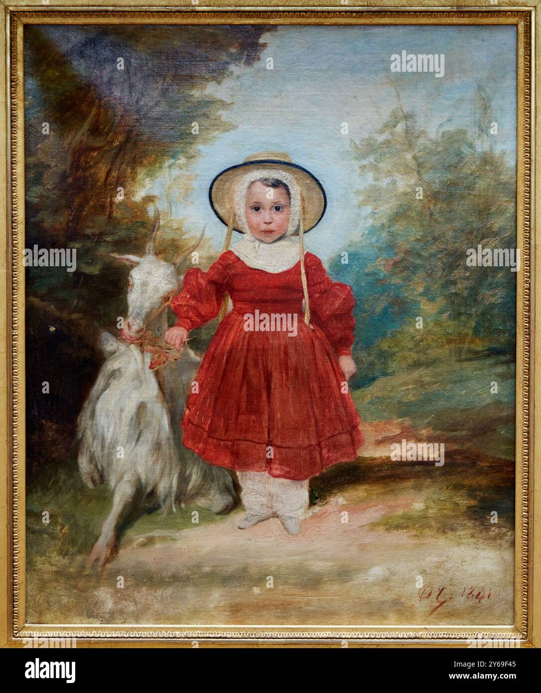 Portrait of A. Bés the Younger as a Child, Octave TASSAERT, Paris, 1800 ...