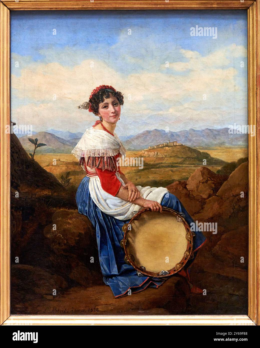 Peasant woman in the roman countryside hi-res stock photography and ...
