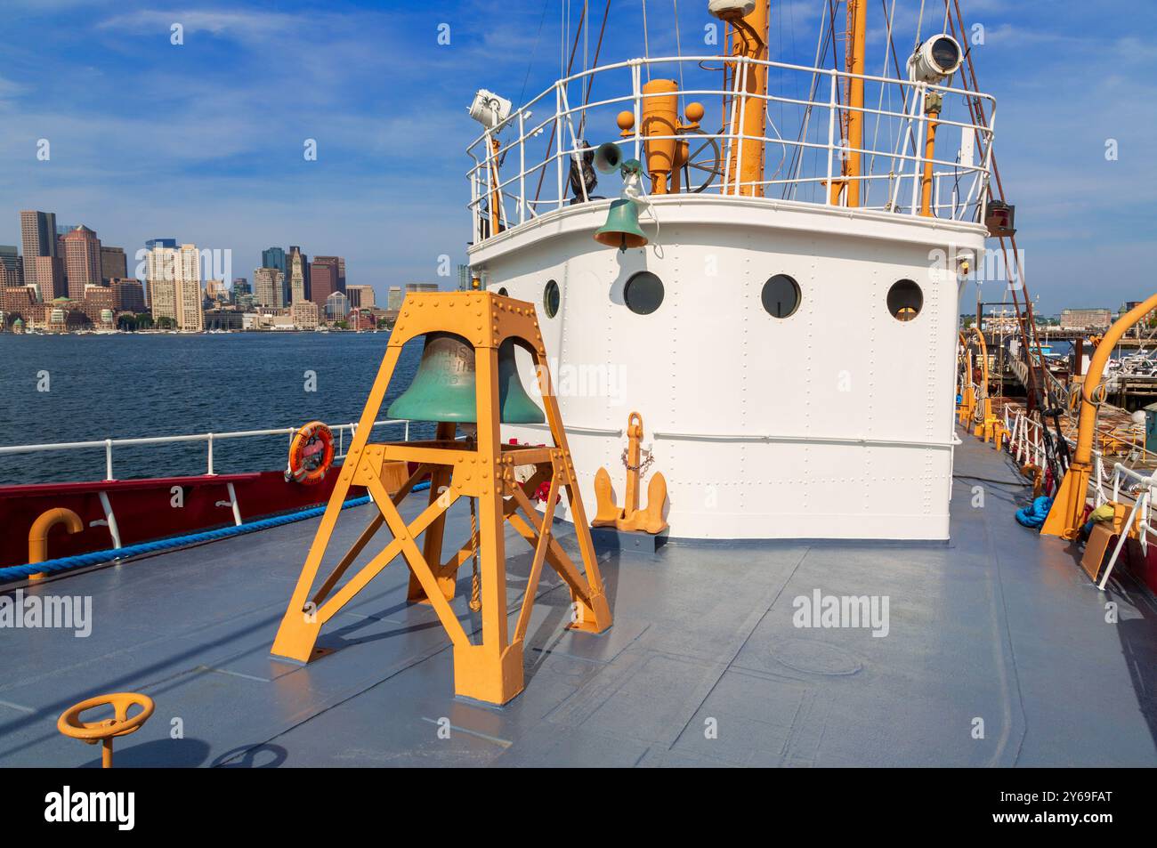 Nantucket Lightship LV-112 Museum, Boston, Massachusettes, USA Stock ...